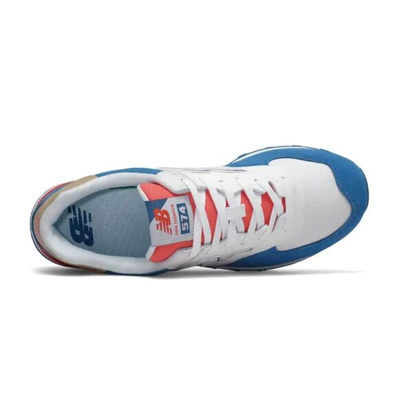 New Balance | Shoes | New Balance 574 Whitebluered Ml574scf Mens | Poshmark